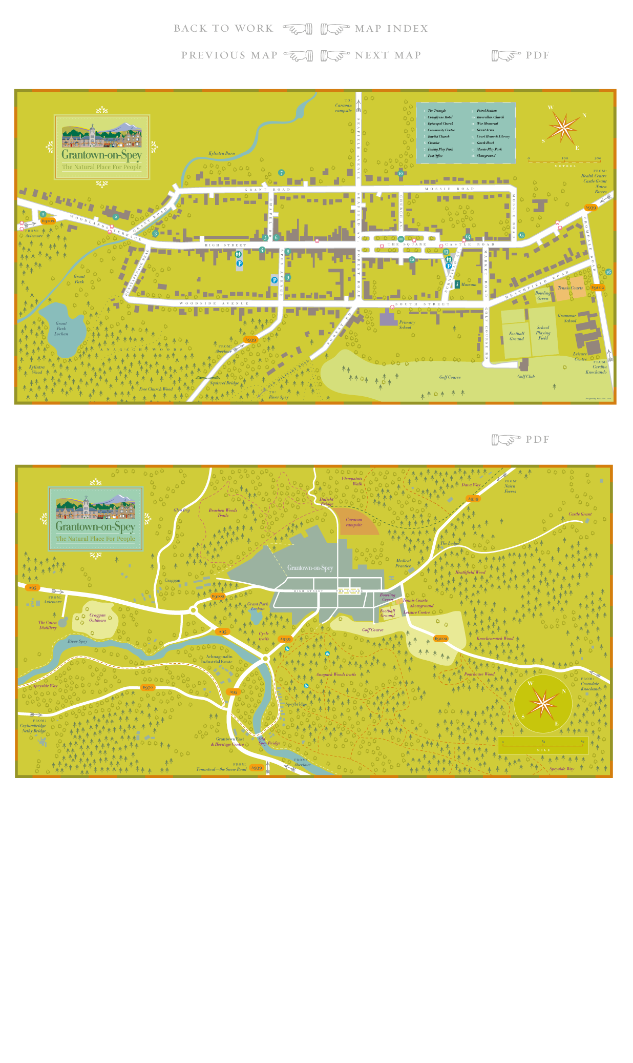 Scottish town map designer, active map maker, English map designer, map ...